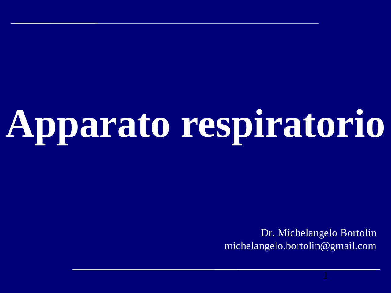 Apparato Respiratorio Appunti Docsity