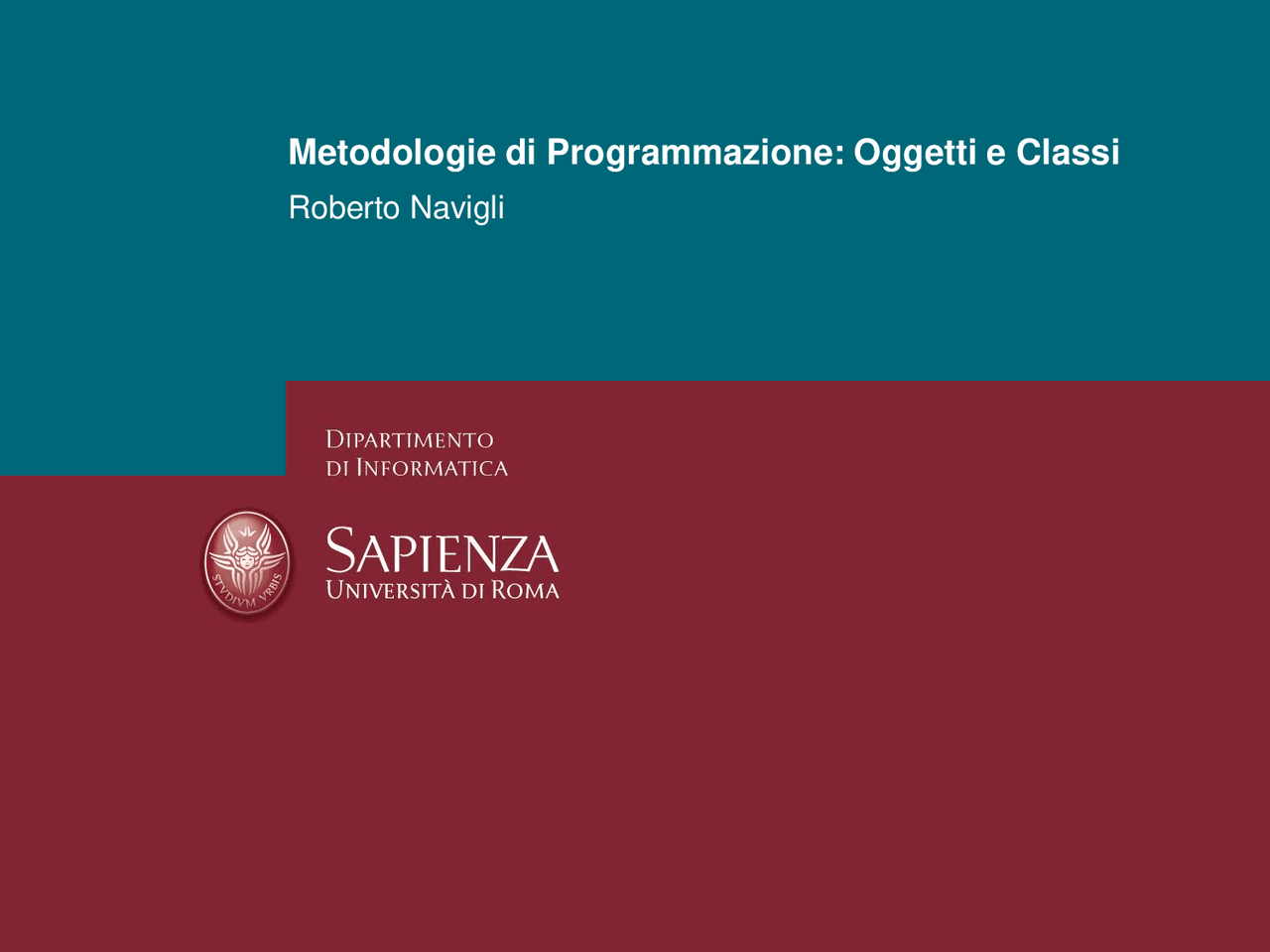 Programmazione Ad Oggetti Java Docsity