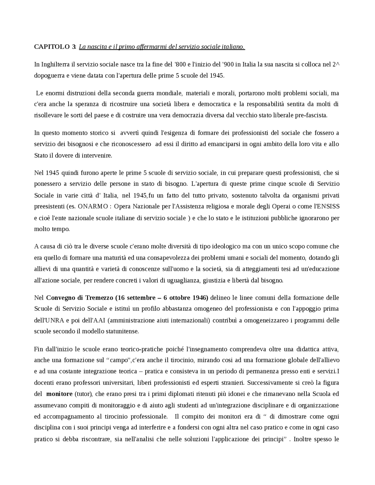 Il Servizio Sociale Di Elisabetta Neve Docsity