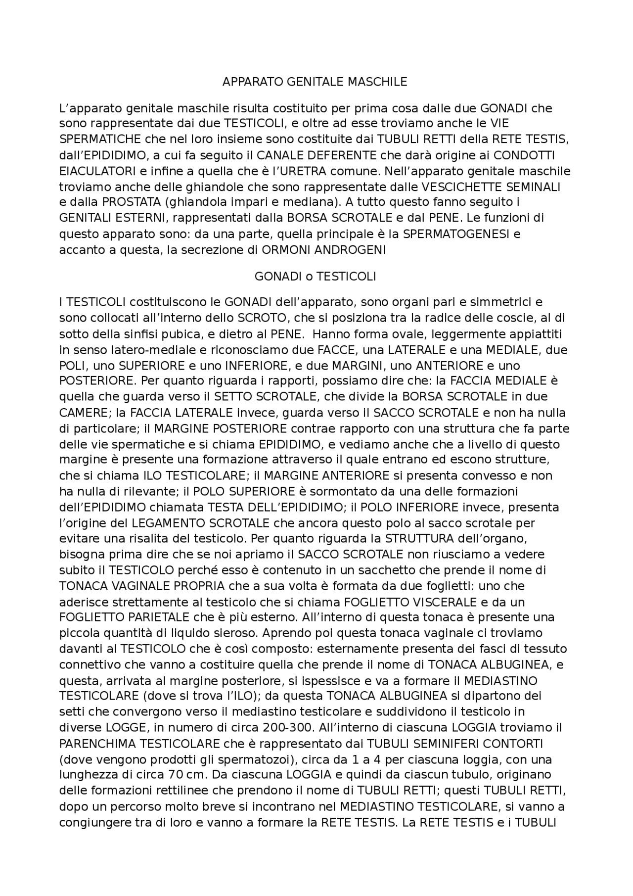 Anatomia Apparato Genitale Docsity