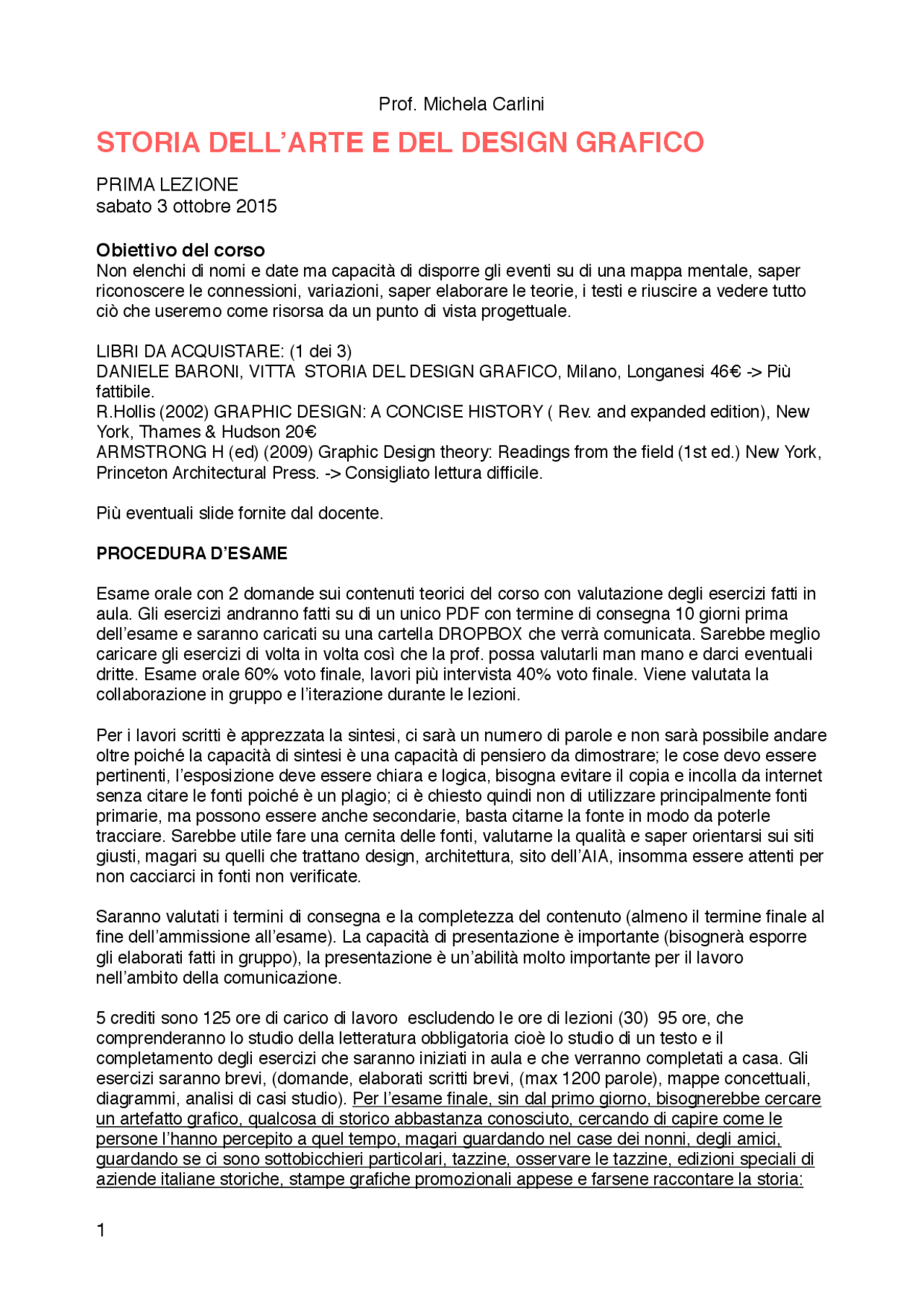 Appunti Del Corso Di Storia Dellarte E Del Design Grafico Docsity