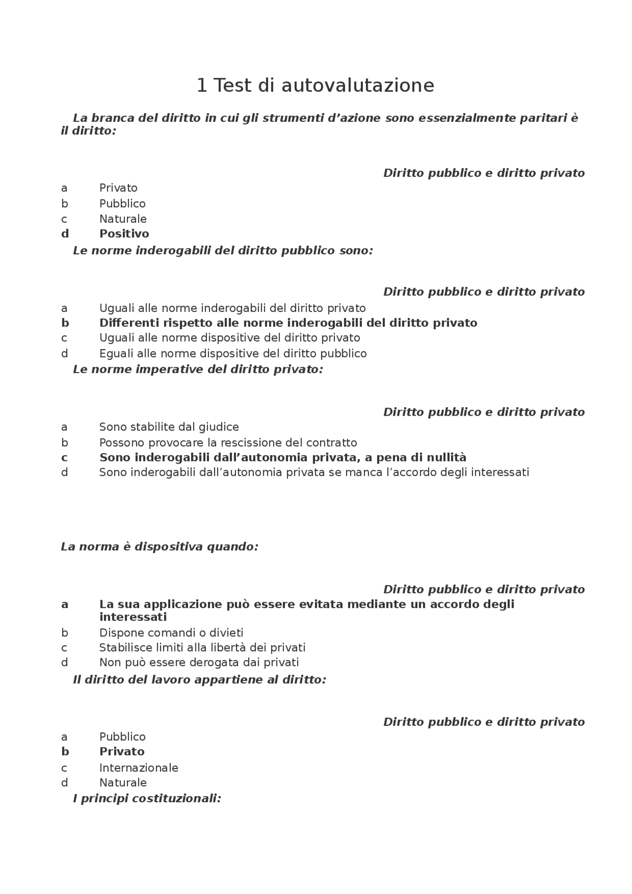 Diritto Privato Unipegaso Docsity