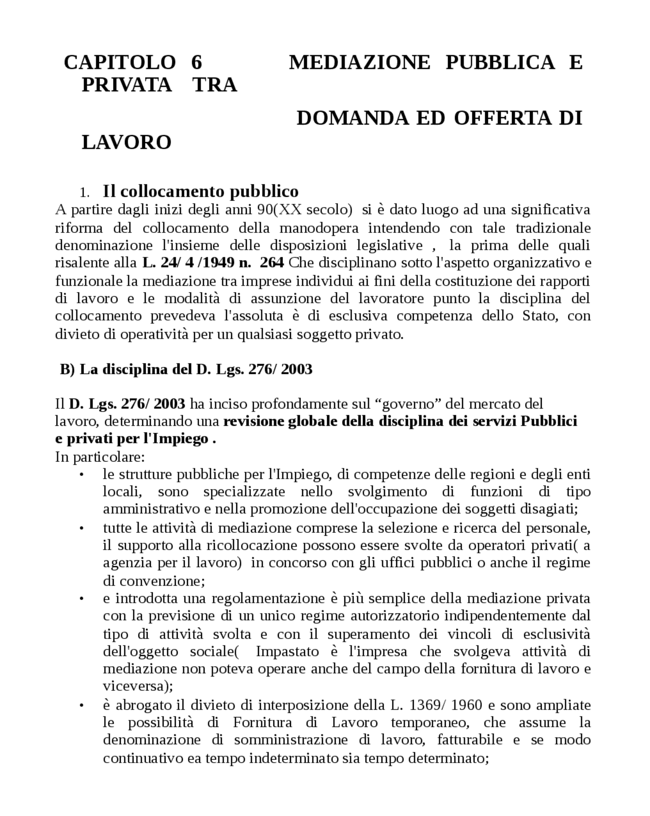 Mediazione Pubblica Compendio Simone Docsity