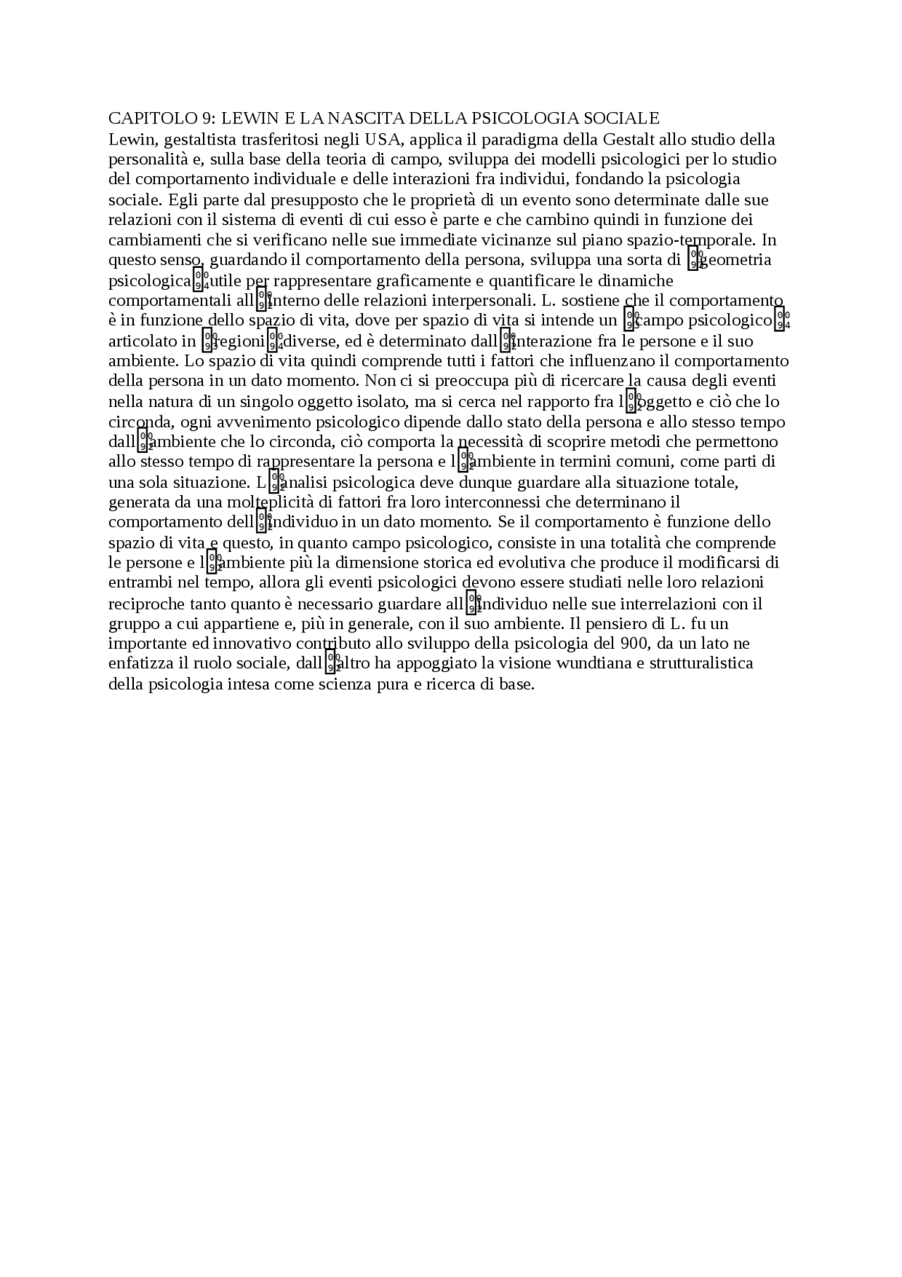Manuale Di Pedagogia Generale Appunti Di Pedagogia Docsity
