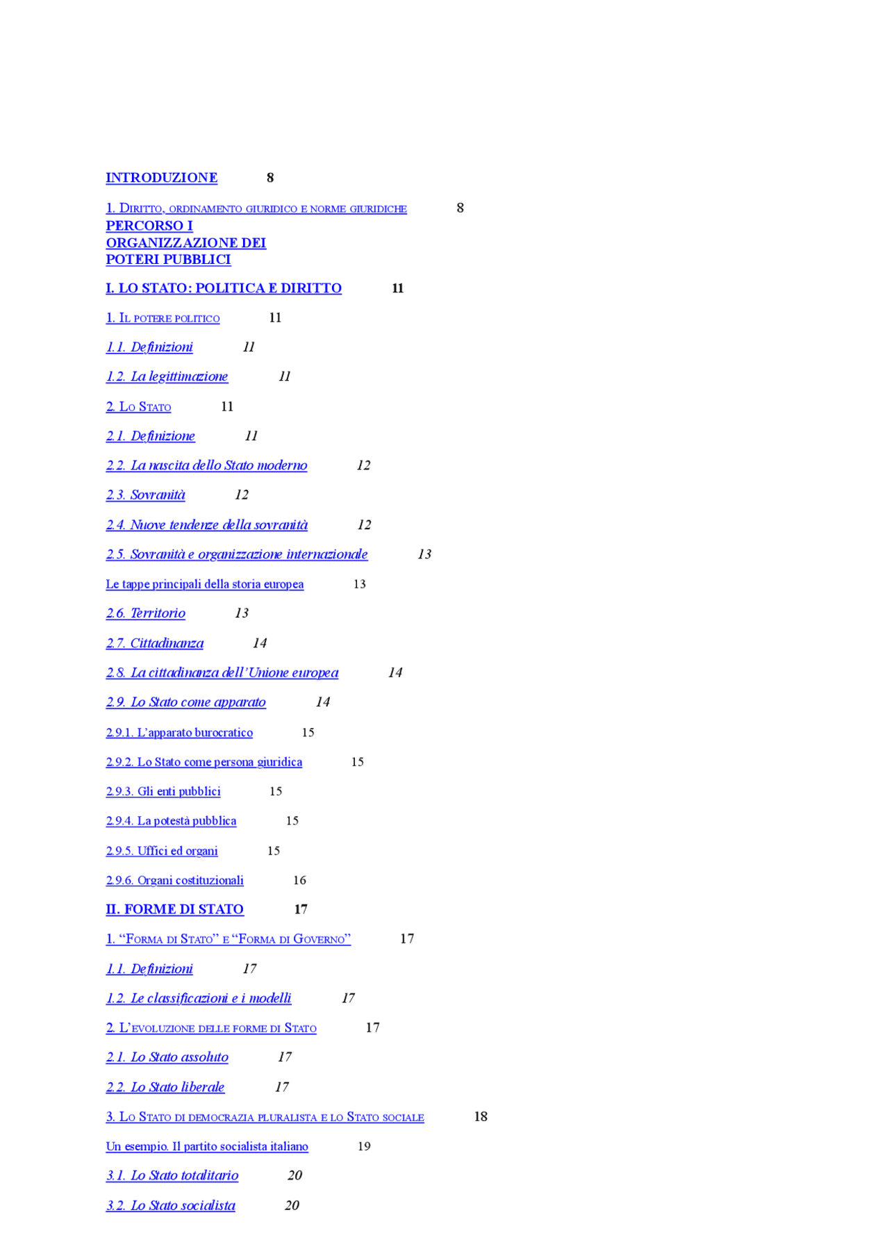 Riassunto Di Diritto Pubblico Docsity