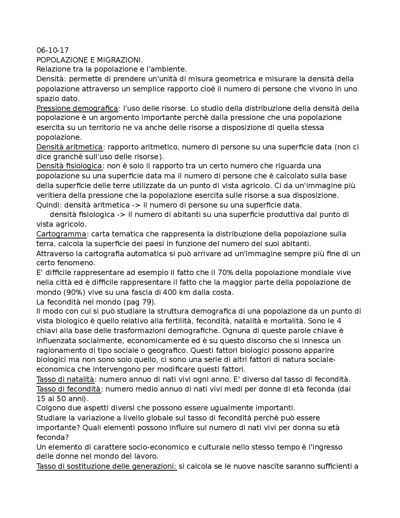 Geografia Umana Un Approccio Visuale Lectures De Géographie Docsity