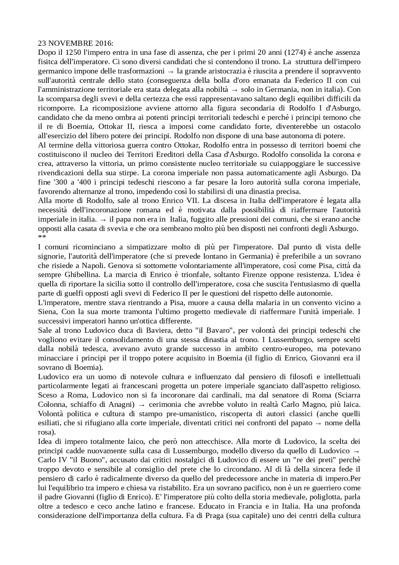 Storia Medievale Basso Terza Parte Docsity