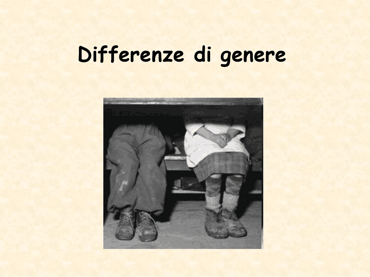 Differenze Di Genere Docsity