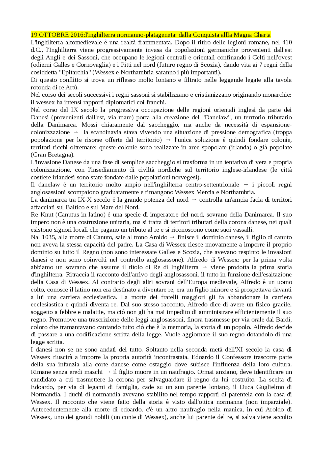 Storia Medievale Basso Seconda Parte Docsity