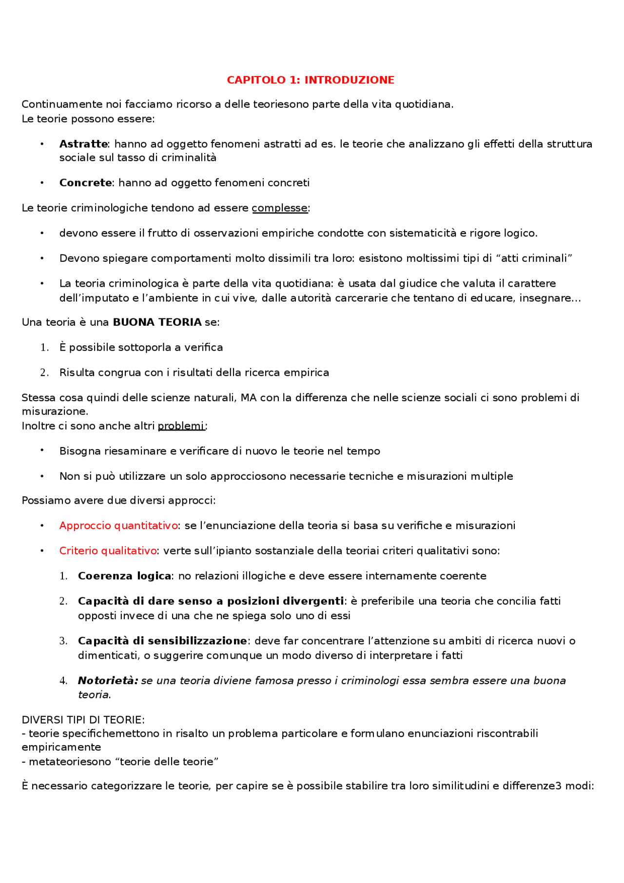 Devianza E Criminalità Docsity