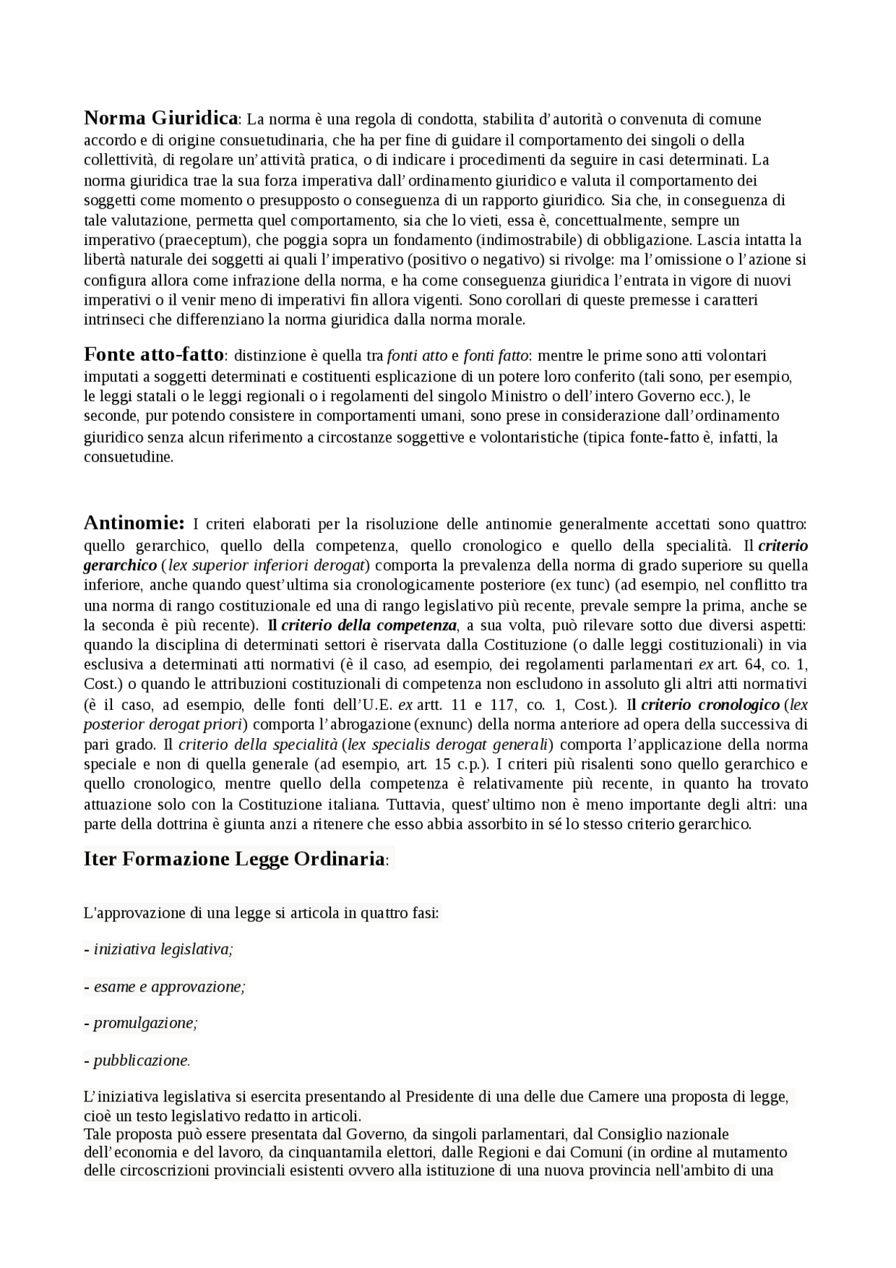 Appunti Esame Diritto Pubblico Docsity