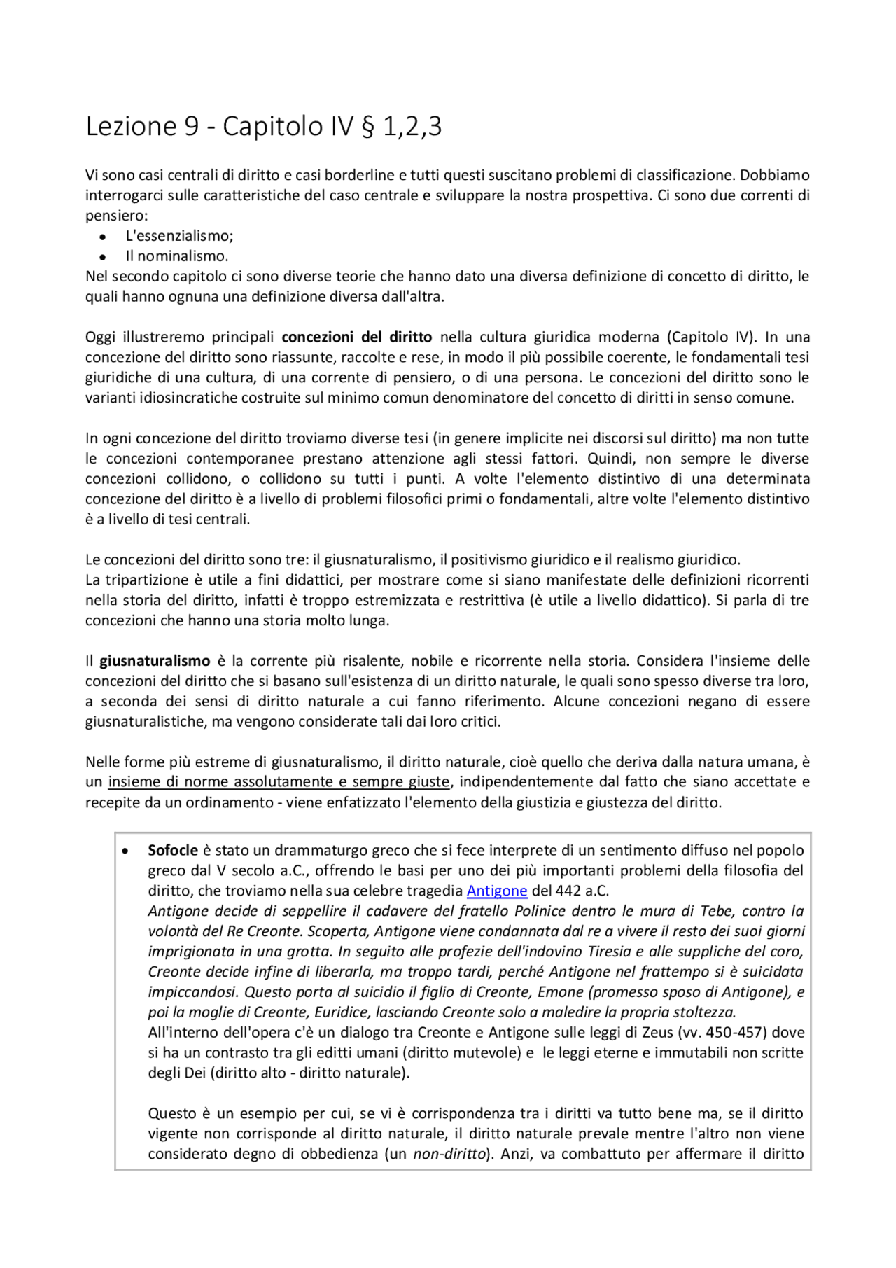 Riassunto Introduzione Alla Filosofia Del Diritto Jori Pintore Docsity