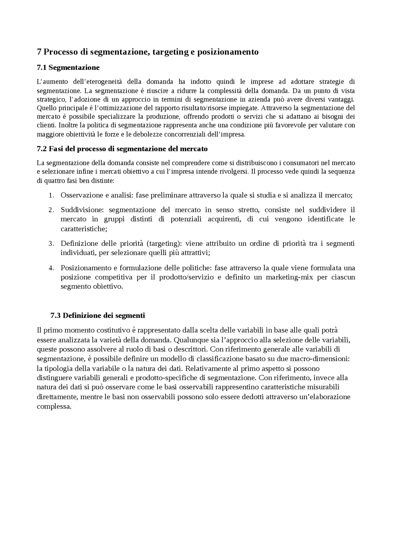 Politiche di marketing e valori d'impresa seconda parte - Docsity