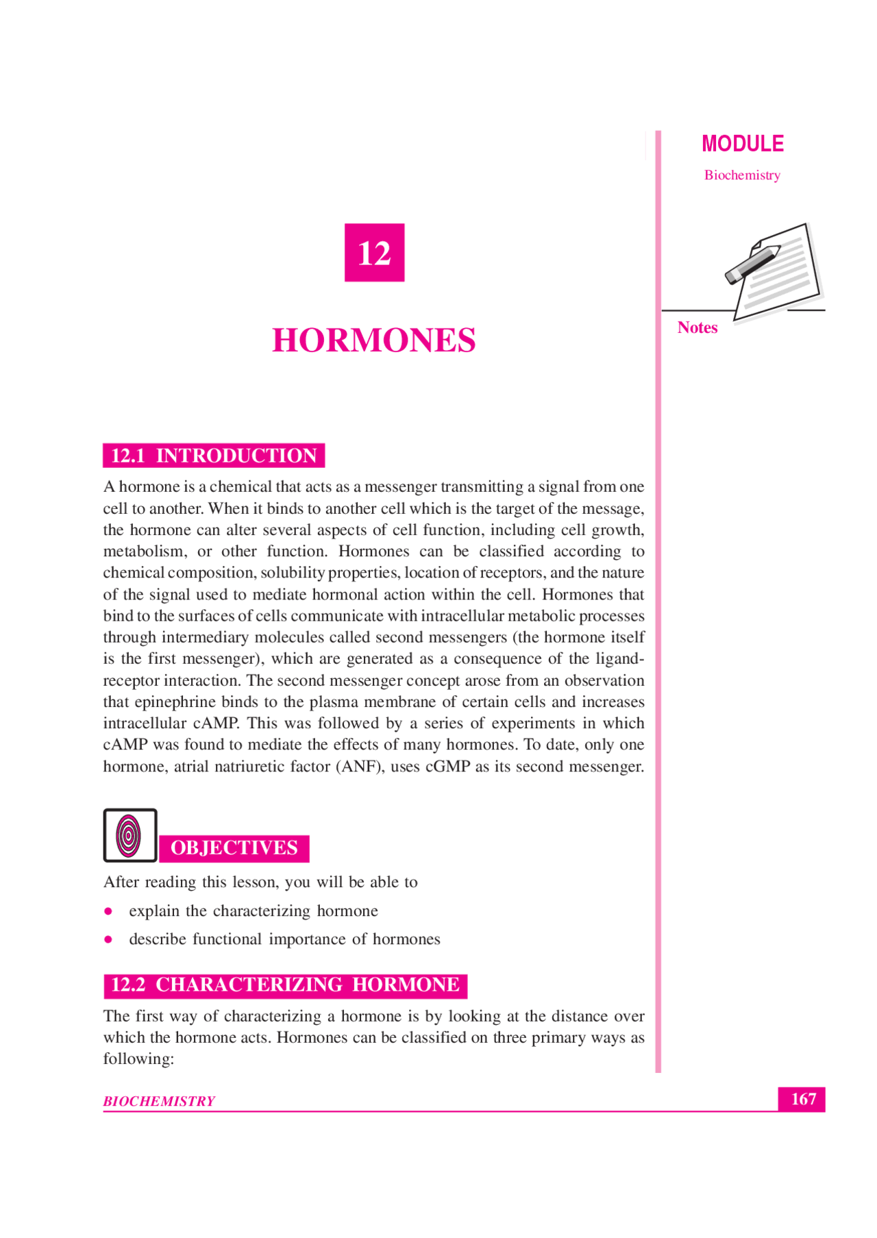 Introduction to hormones - Docsity