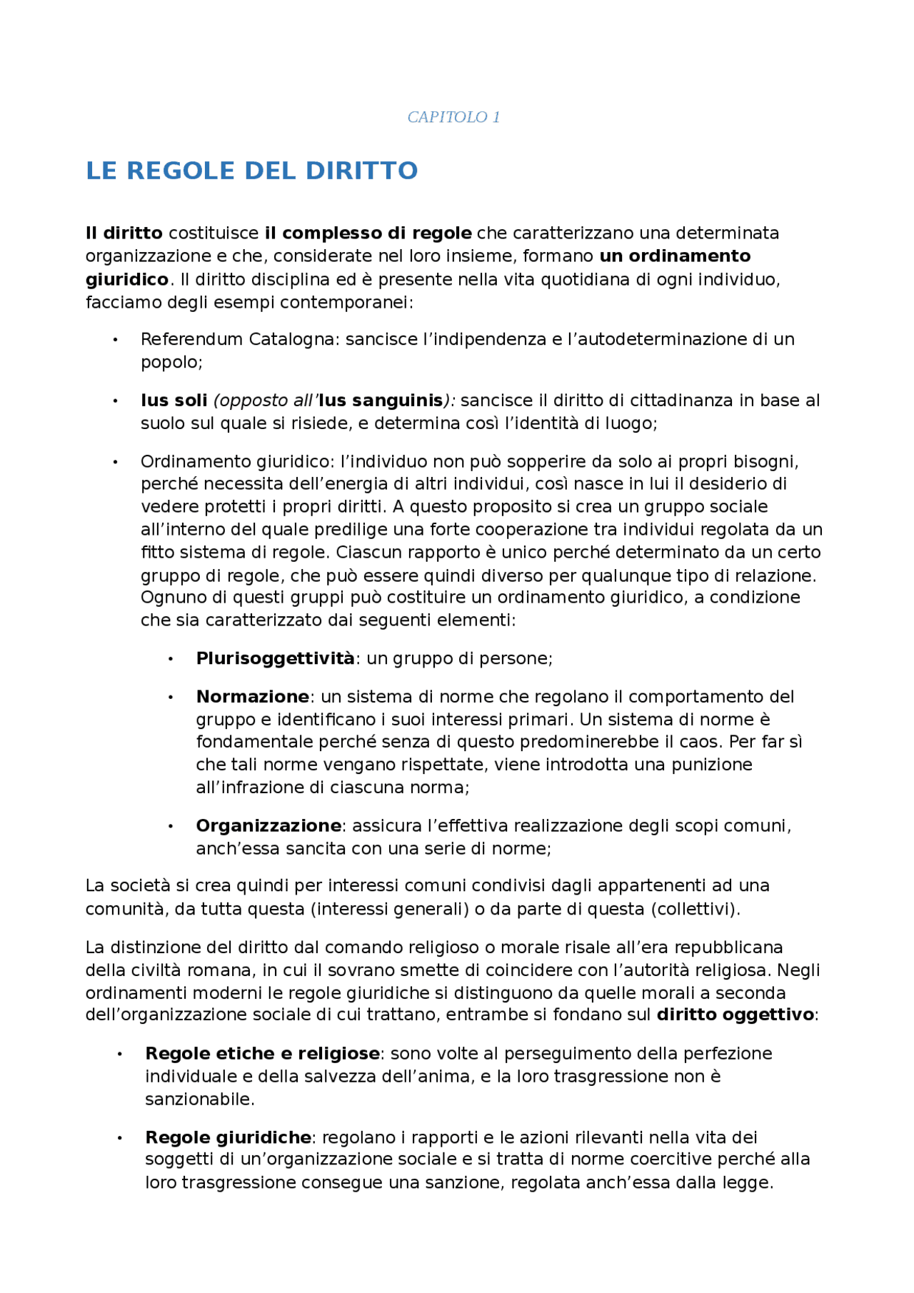 Appunti Di Diritto Pubblico Per Scienze Delleducazione Docsity