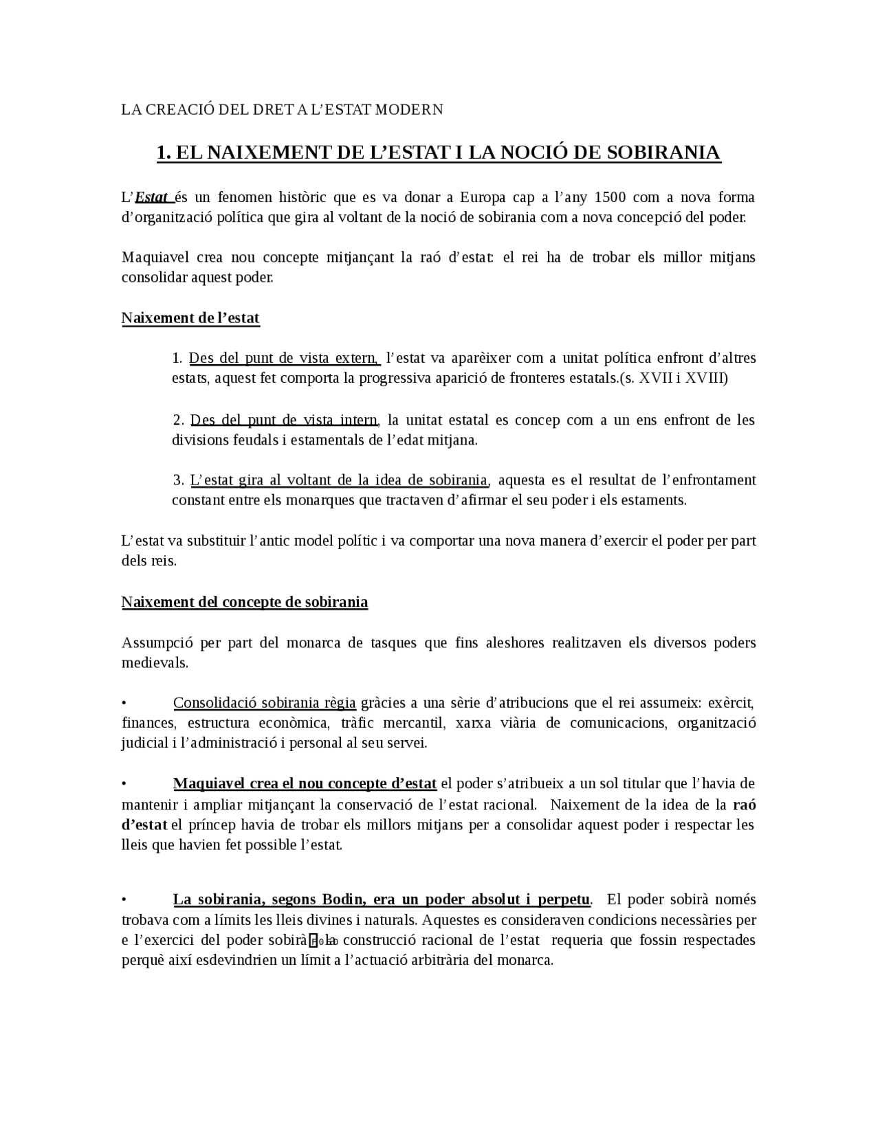 Historia Del Dret A Partir Del Tema 8 Docsity