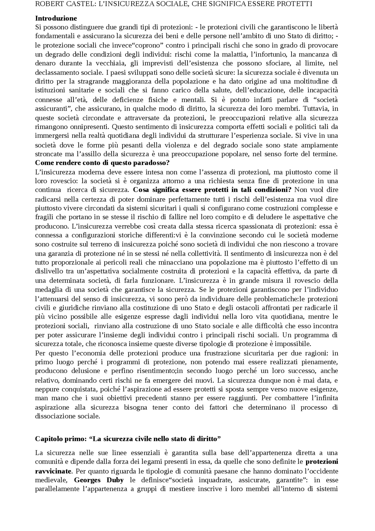 Esame Di Media E Sicurezza Docsity