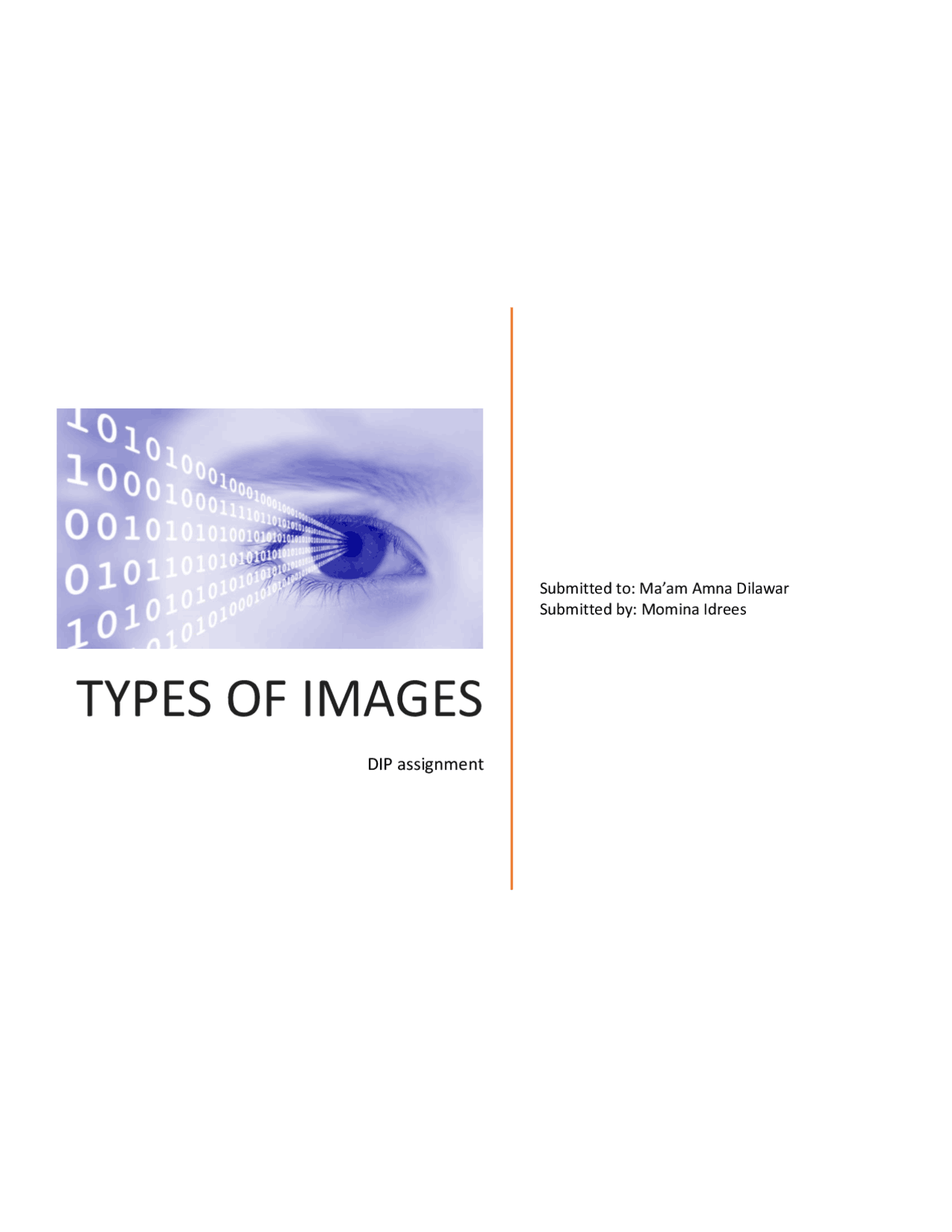 Types of Images in DIP - Docsity