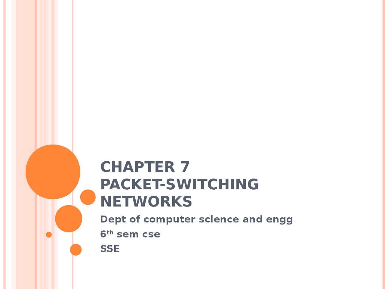 Packet Switching Networks Docsity