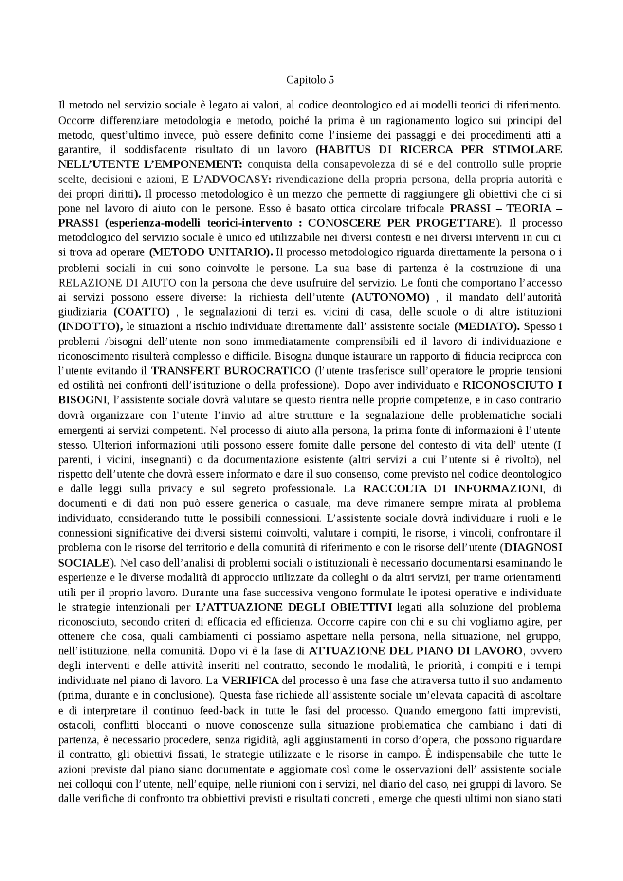 Metodi E Tecniche Riassunto Prof Tarsia Manuale Docsity