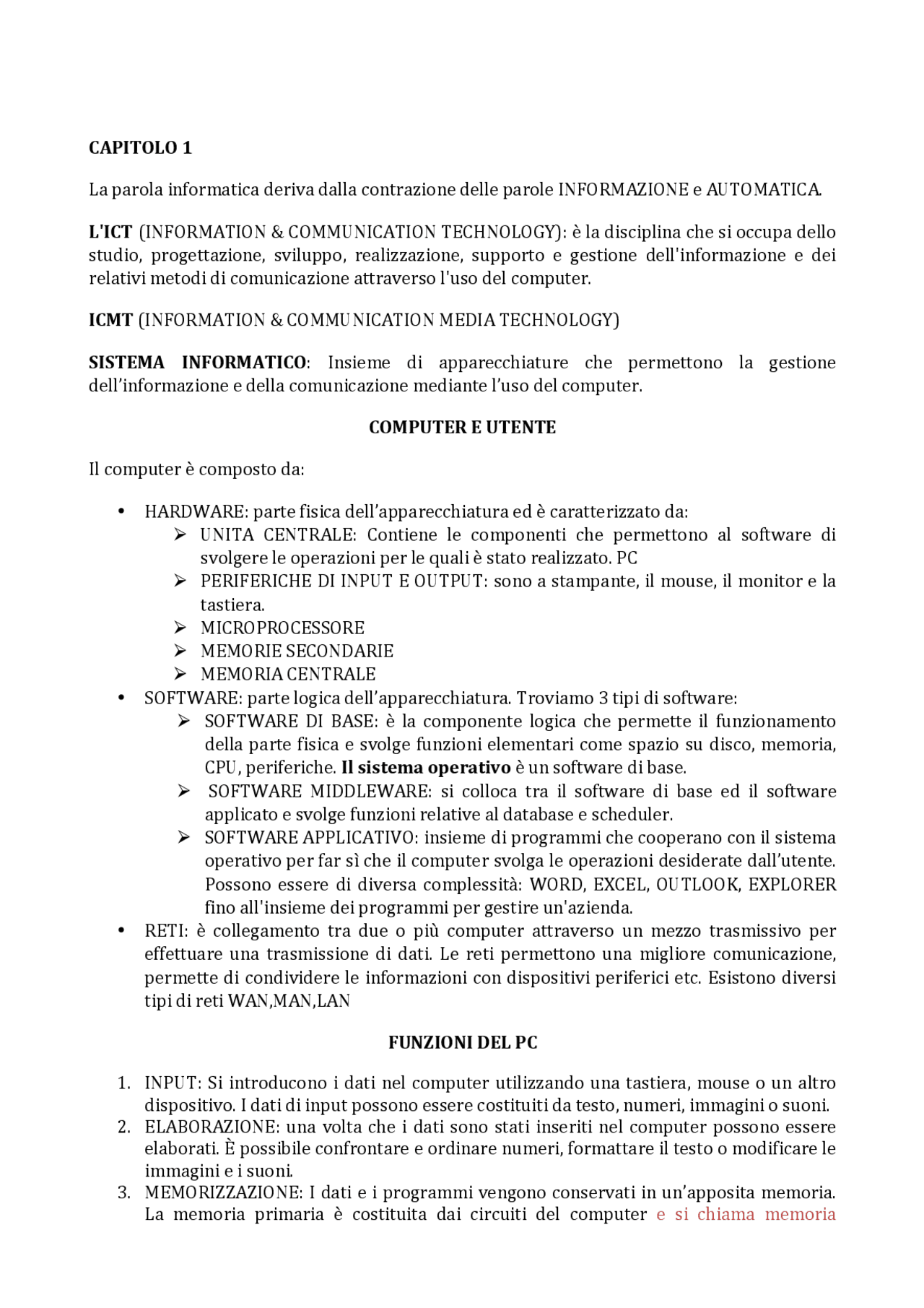 Informatica Progredito Dispense Di Elementi Di Informatica Docsity