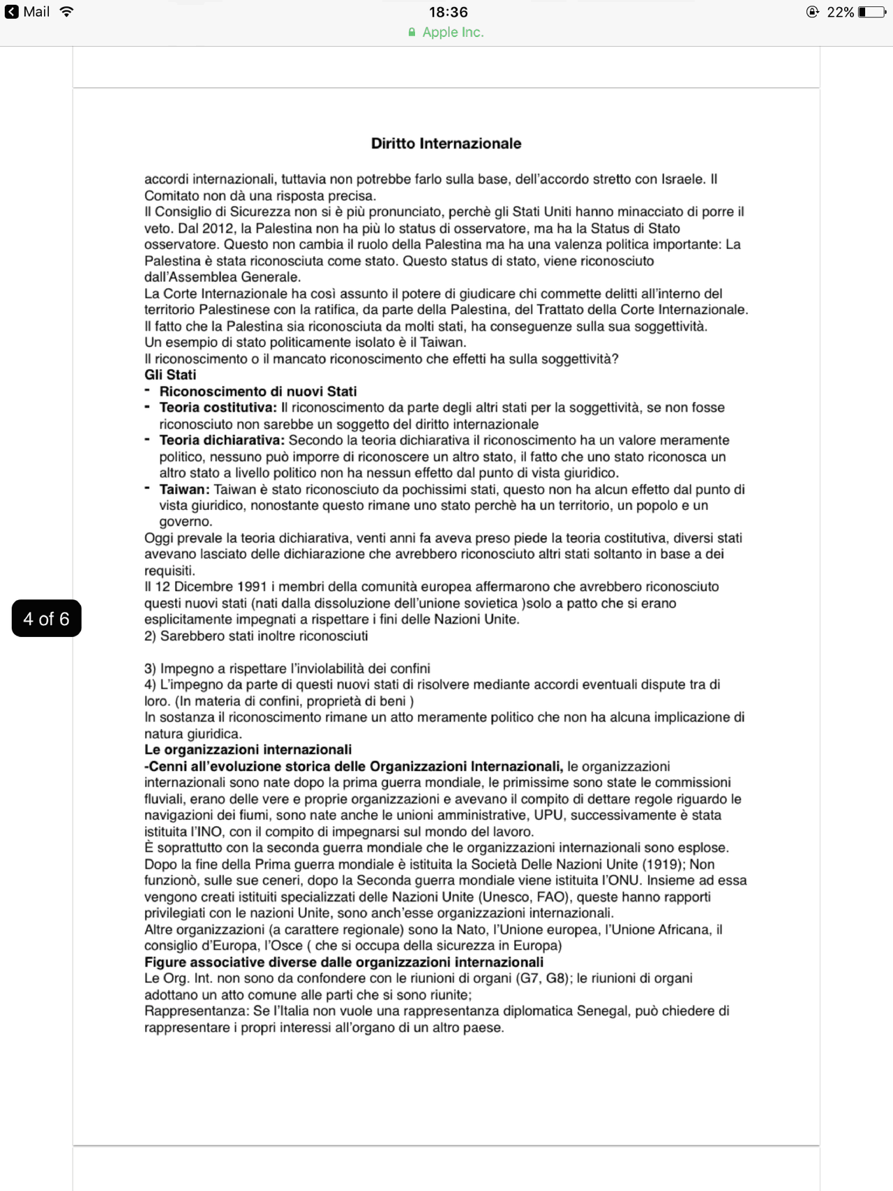 Diritto Internazi Schema Riassuntivo Dispense Di Diritto Docsity