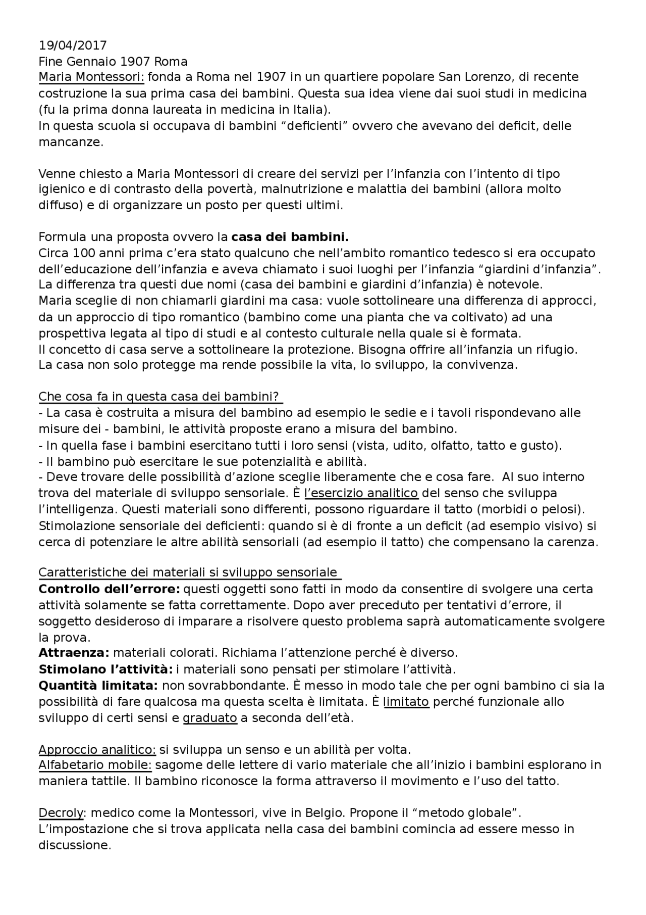 Appunti Di Didattica Generale Docsity