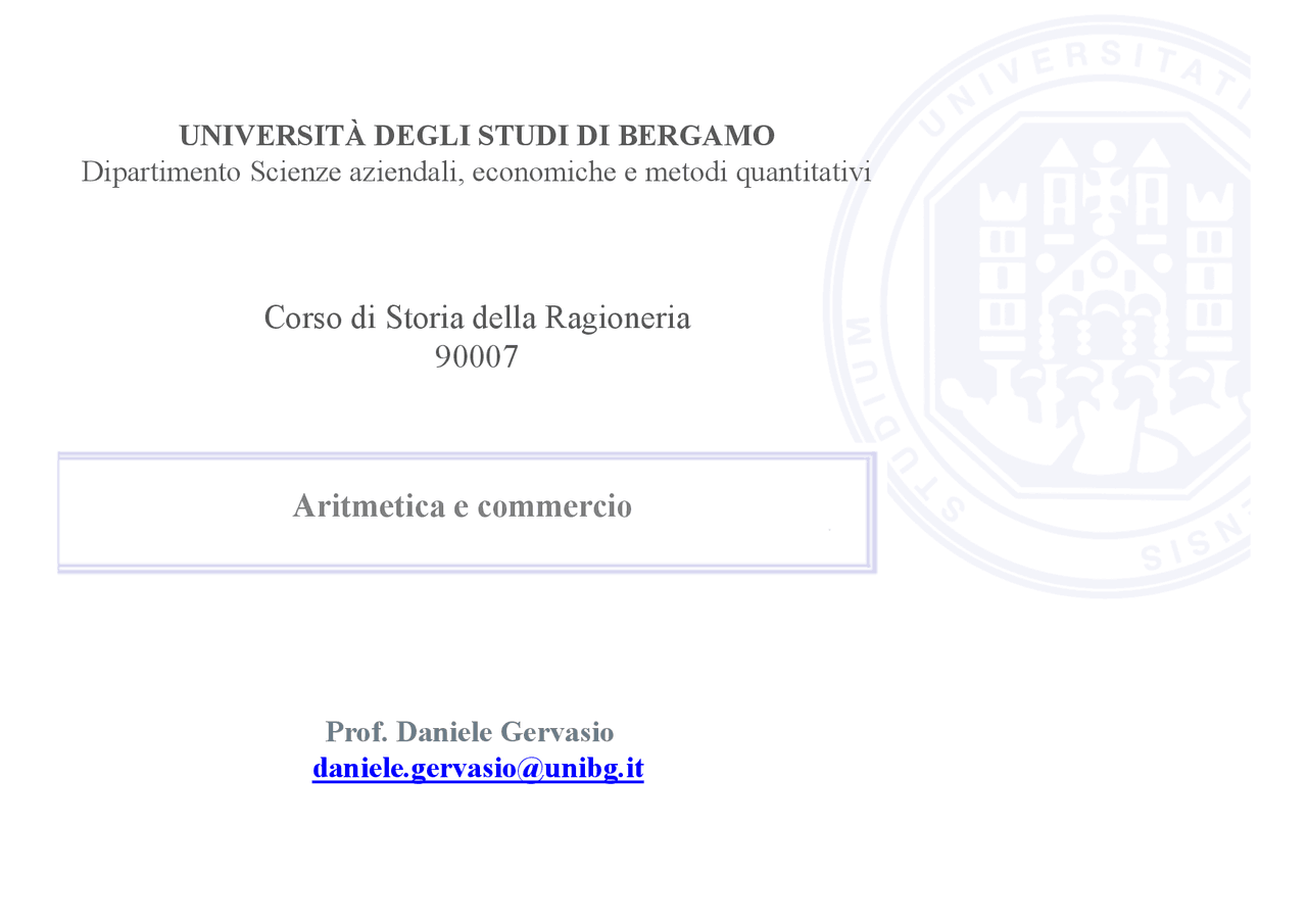 Fibonacci E Le Sue Opere Docsity