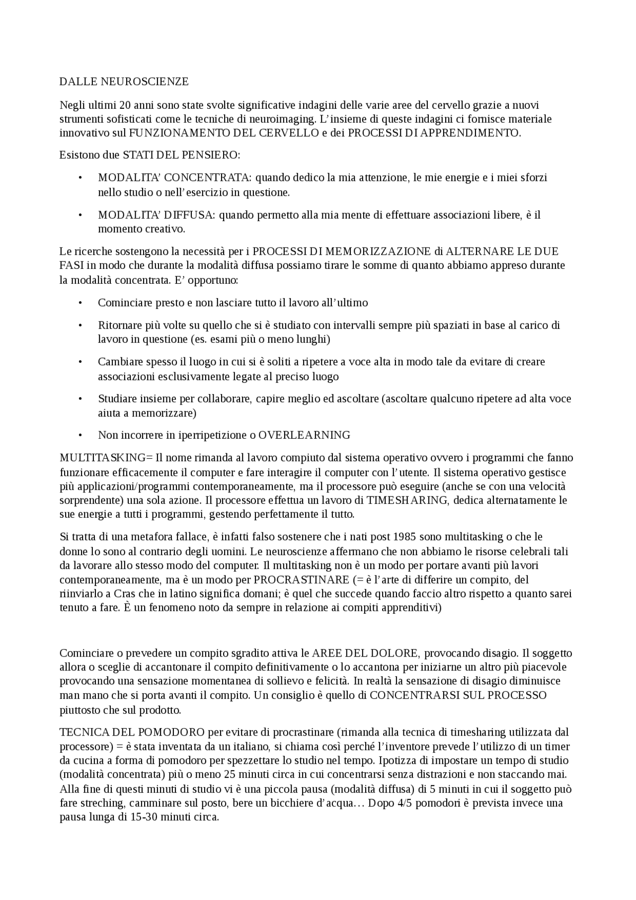 Appunti Istituzioni Di Didattica Docsity