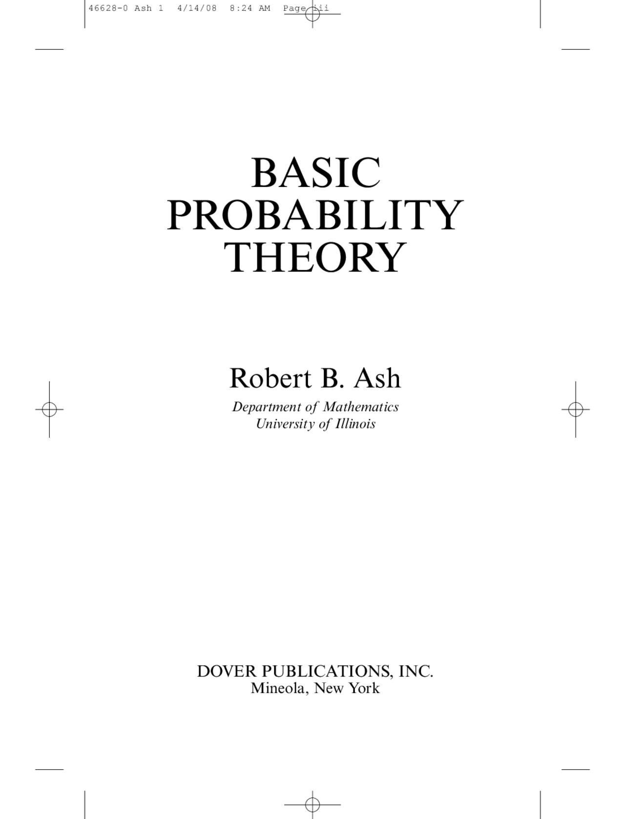 Basic probability theory - Docsity