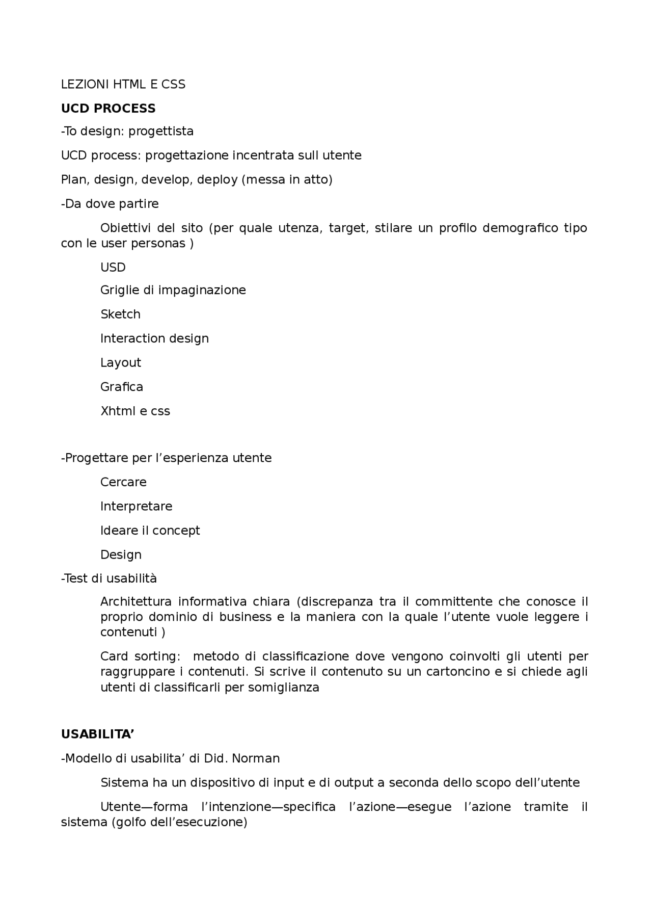 Informatica e Grafica per il web - Docsity