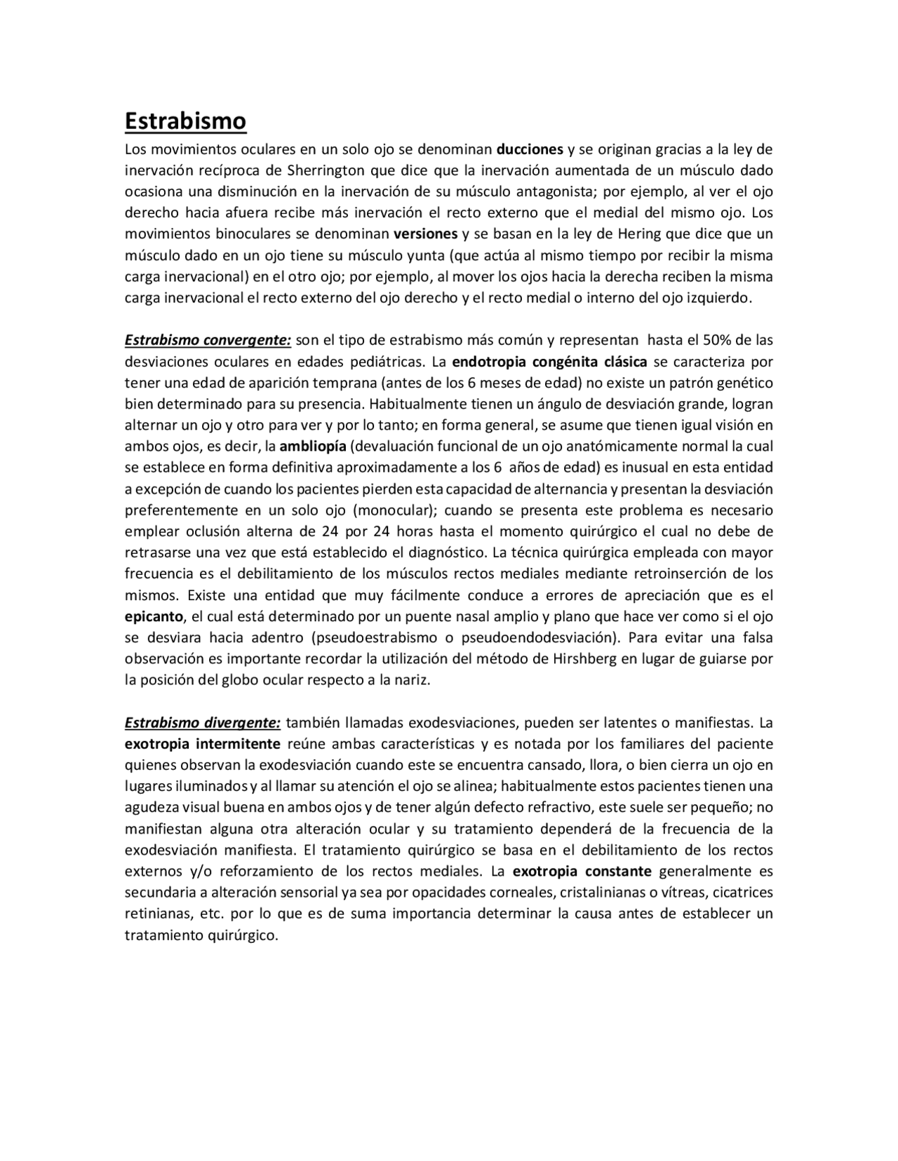 Resumen OftalmologÍa Docsity