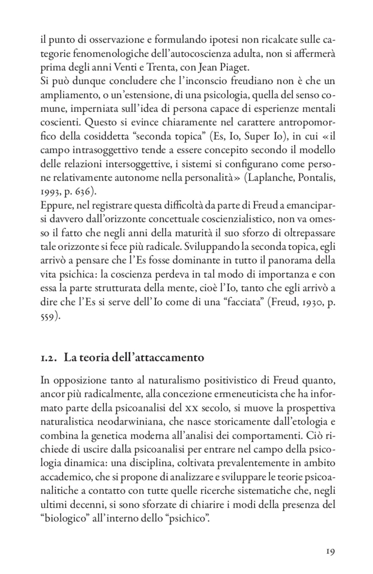Attaccamento Scienze Cognitive Docsity