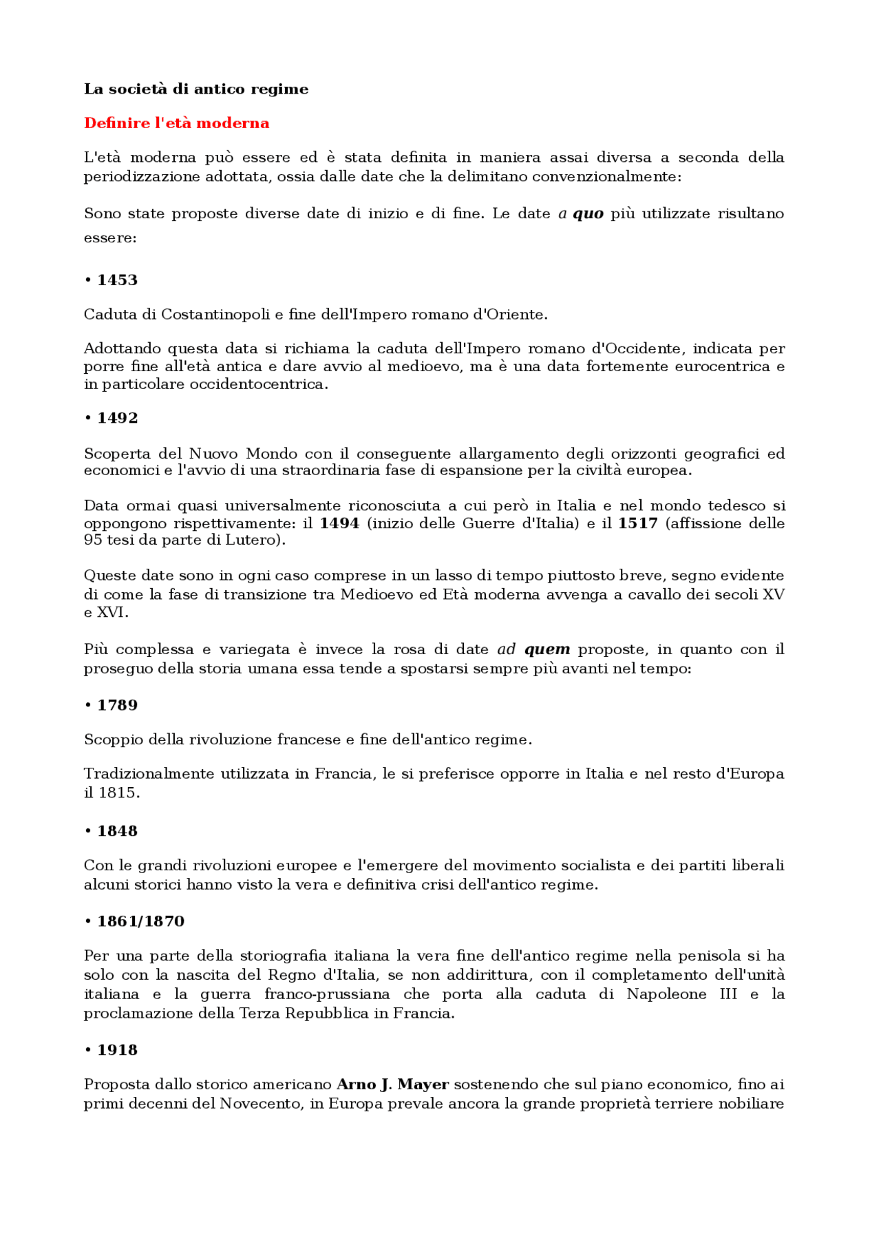 Romagnani La Società Di Antico Regime Xvi Xviii Docsity