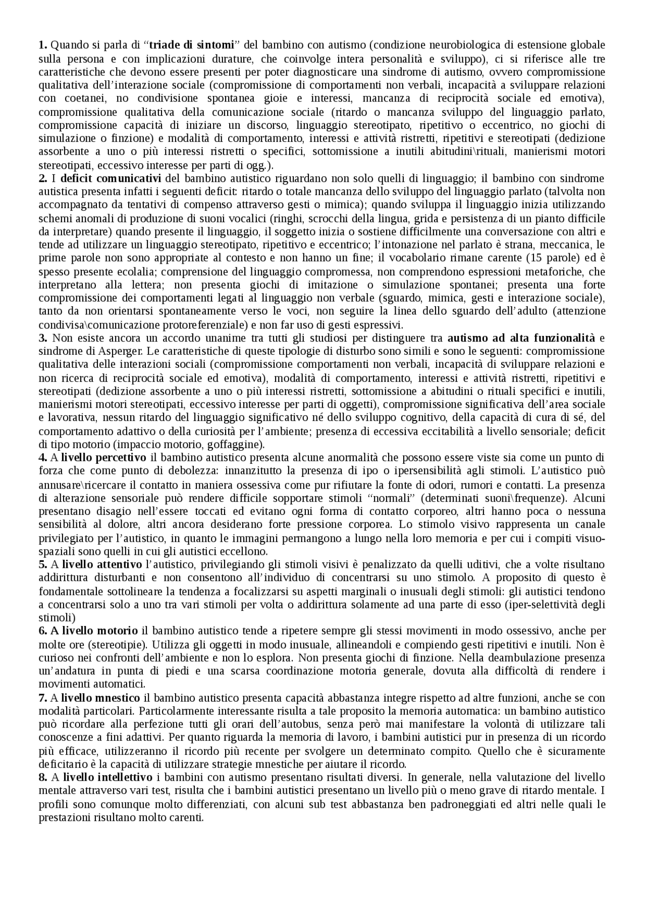 Domande Didattica Speciale Scienze Della Formazione Di Udine Docsity