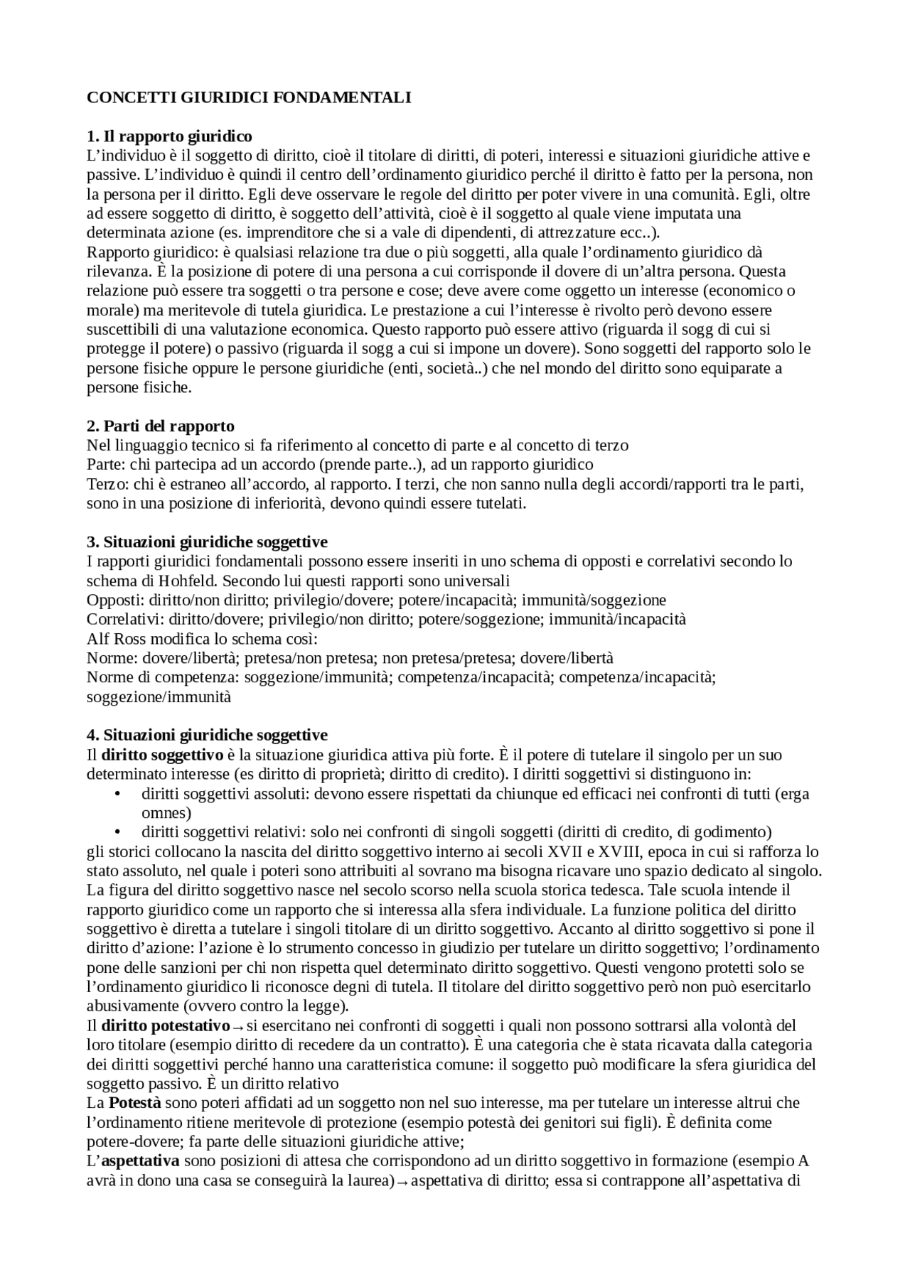 Estratto Manuale Alpa Ist Diritto Privato Docsity