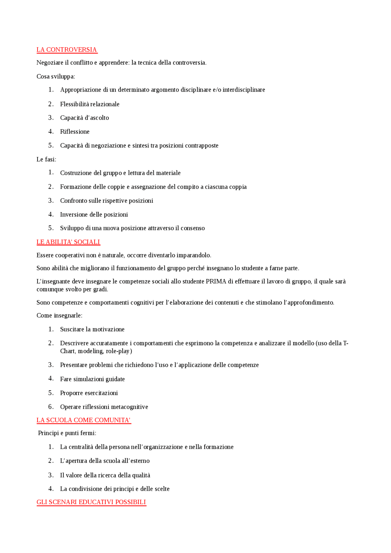 Ricerca Educativa Domande E Risposte Esame Docsity