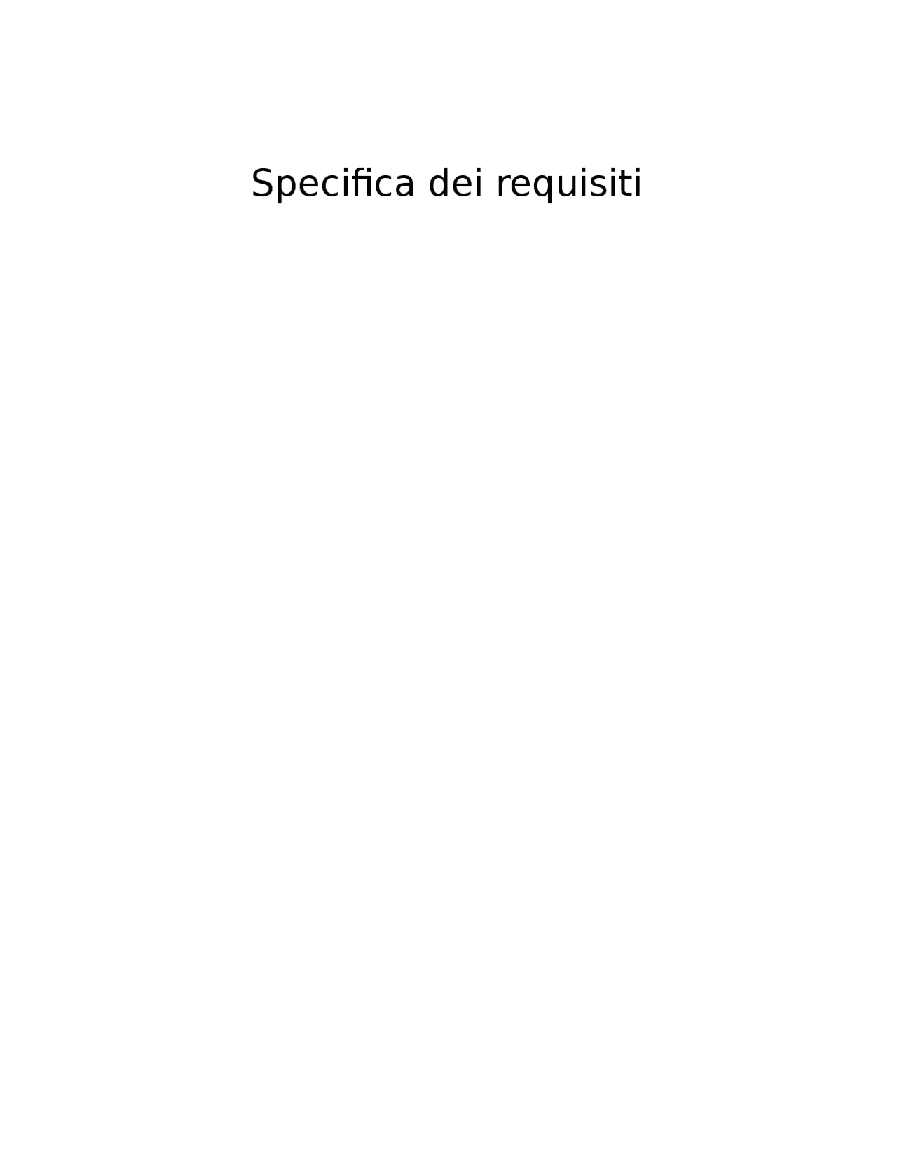 Come Non Fare Unanalisi Dei Requisiti Docsity