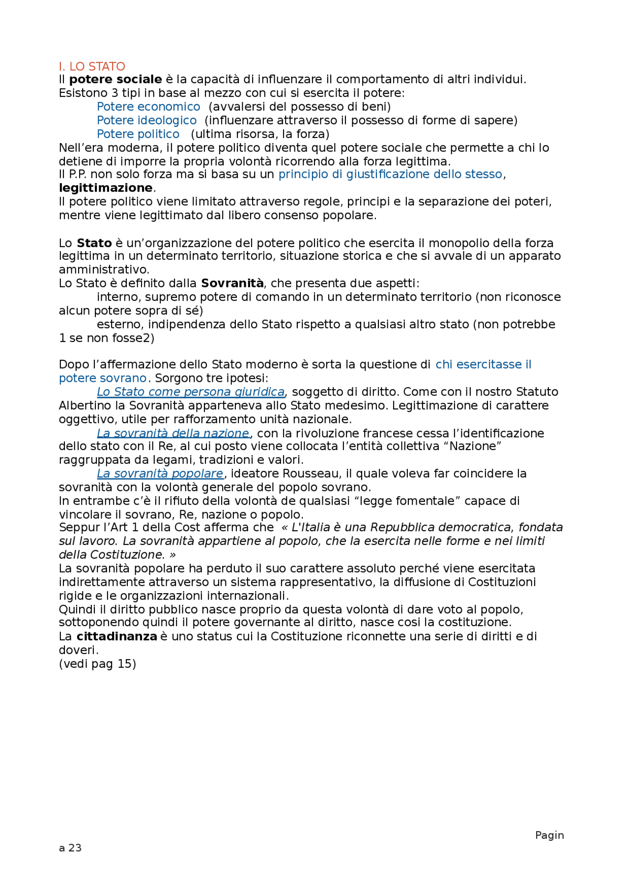 Diritto Pubblico E Introduzione Al Diritto Comunitario Docsity