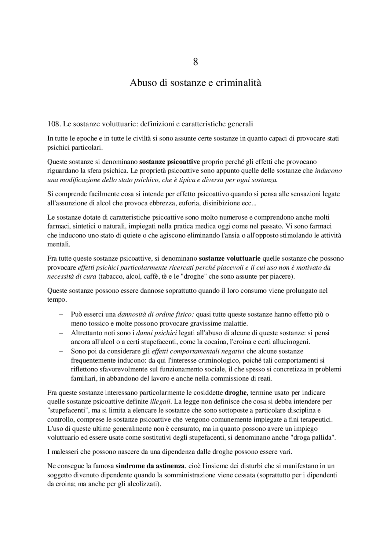 Compendio Di Criminologia Docsity