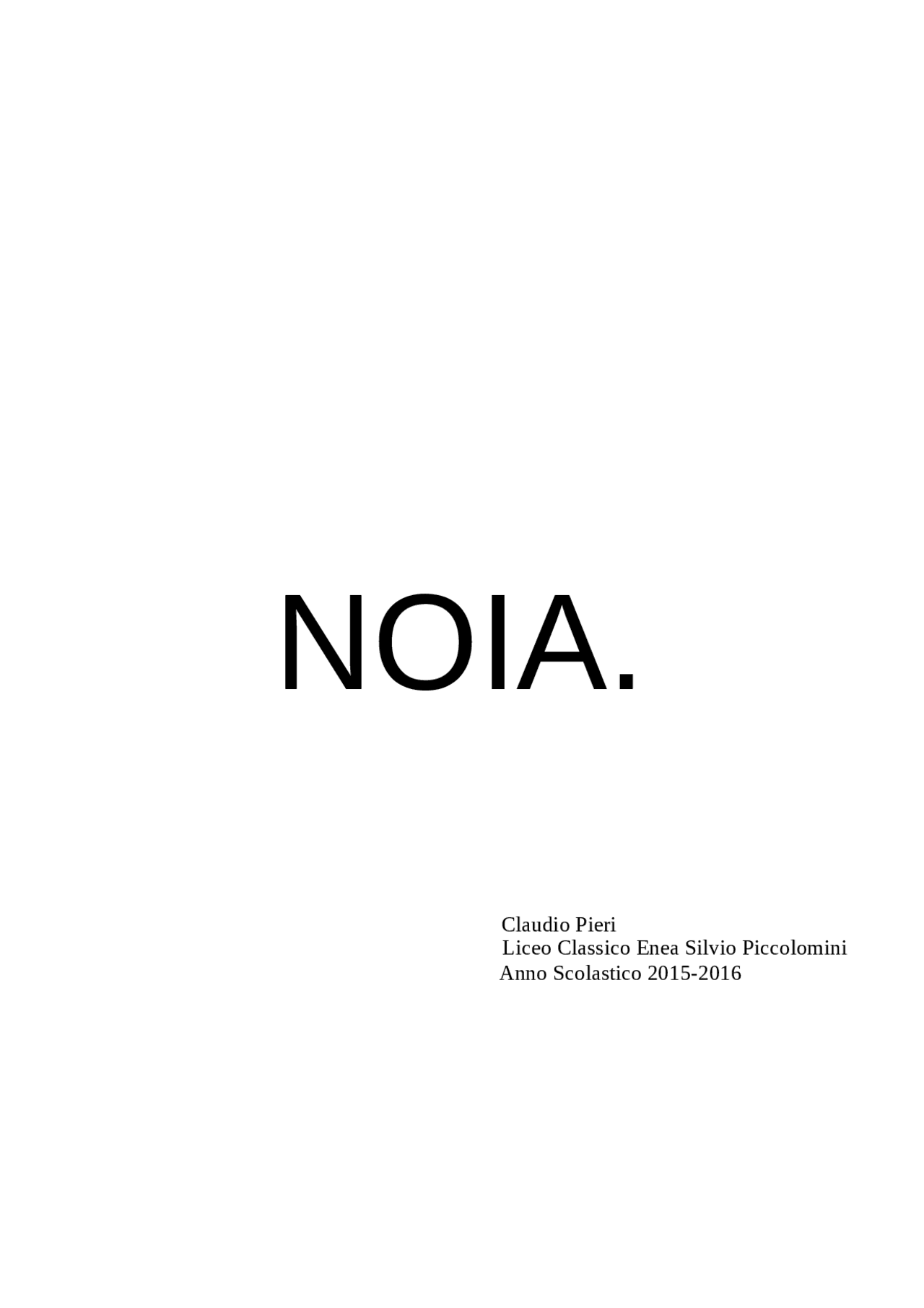 La Noia (Lucrezio, Leopardi, Baudelaire, Schopenhauer, Joice) - Docsity