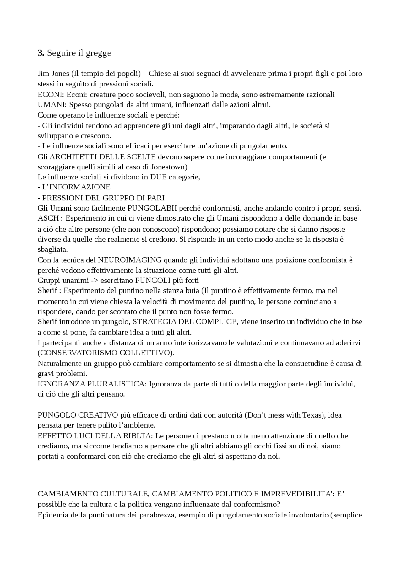 La Spinta Gentile Appunti Docsity