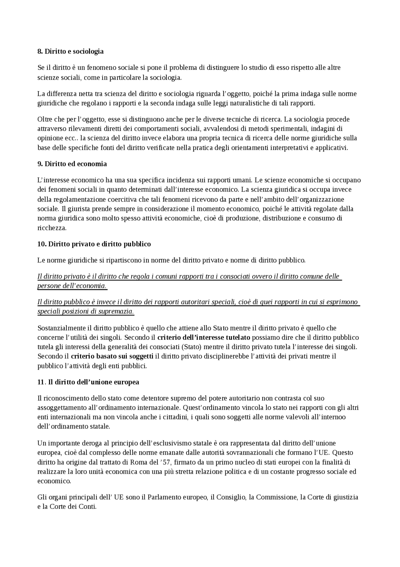 Istituzioni Di Diritto Privato Bianca Docsity