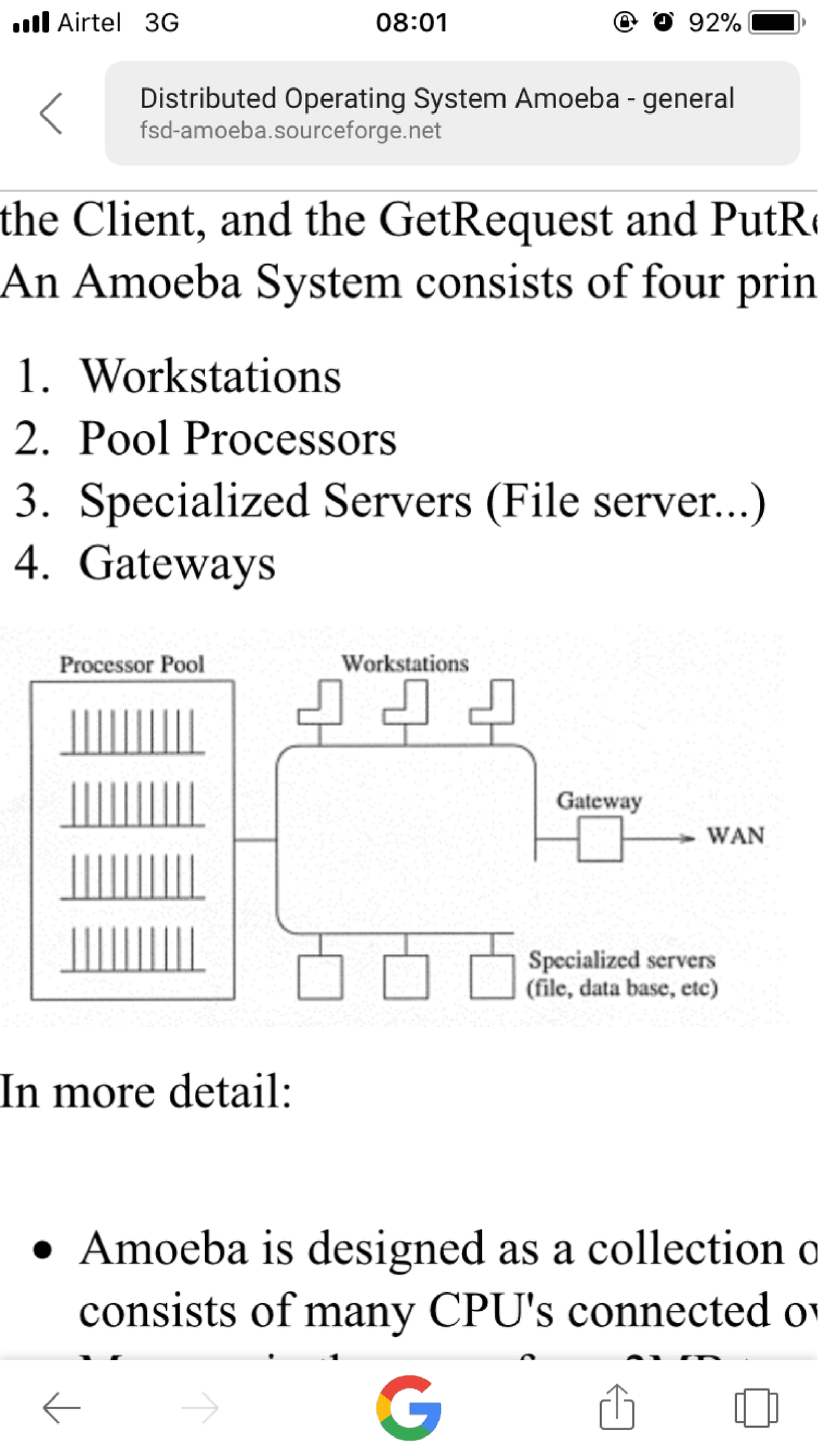 Amoeba operating system - Docsity