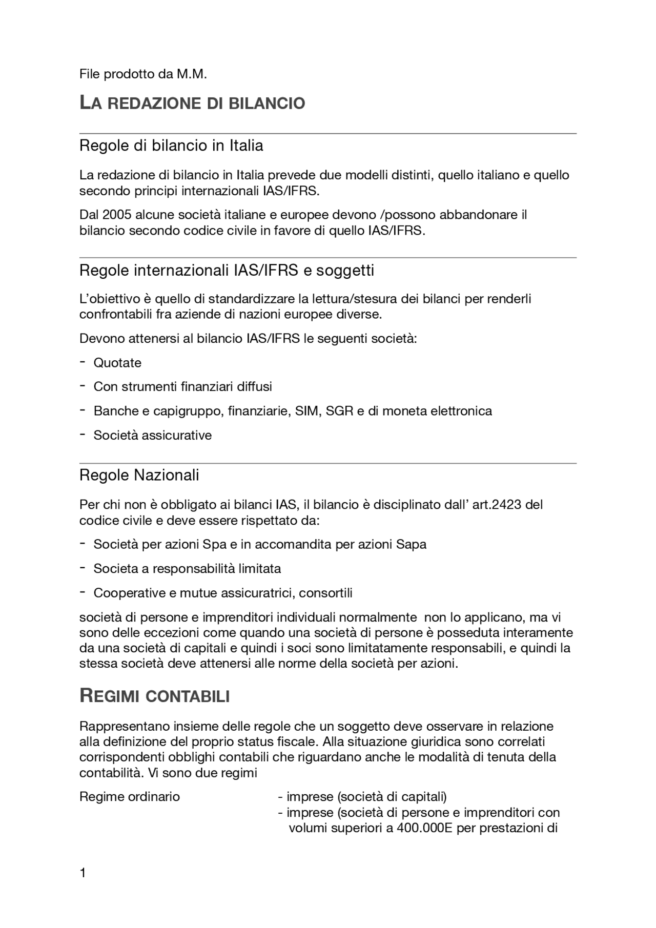 Ragioneria Riassunto Completo Di Scritture Contabili Docsity