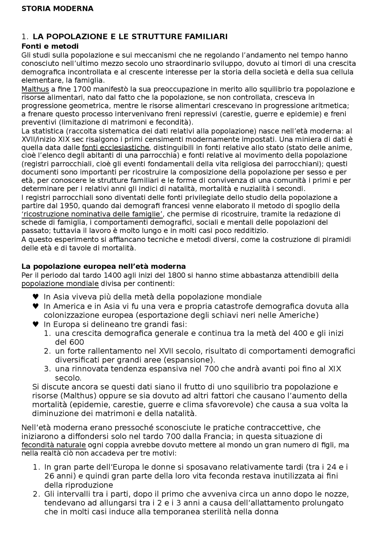 Storia Moderna 1492-1848. Carlo Capra - Docsity