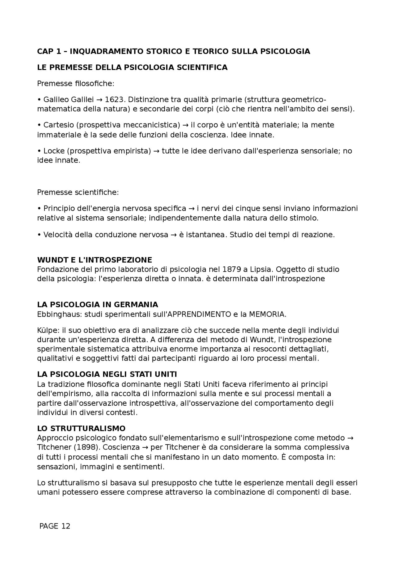 Psicologia Generale Gerrig Zimbardo Docsity