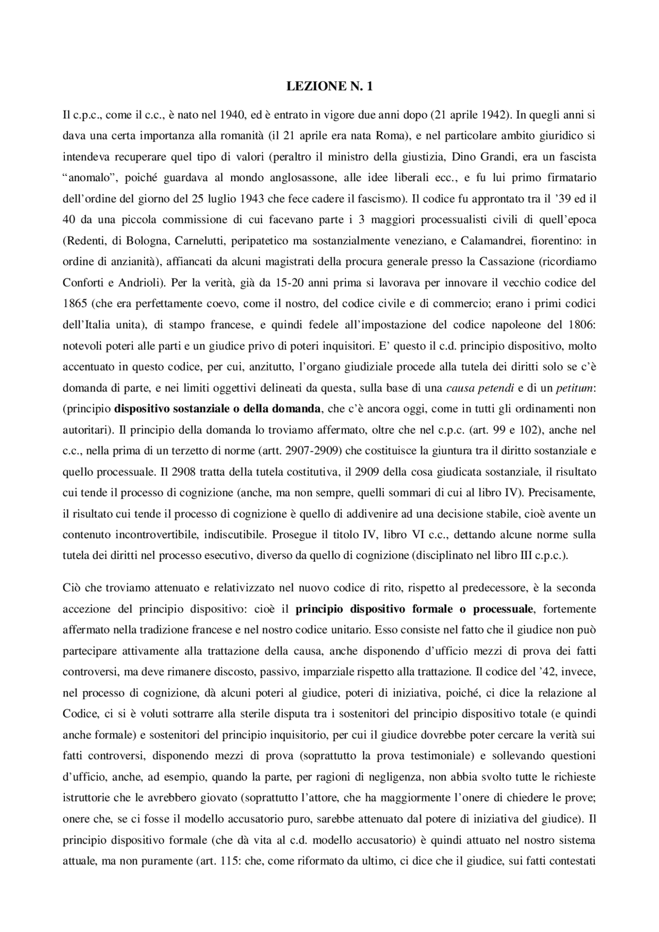 Procedura Civile Appunti Appunti Di Diritto Processuale Civile Docsity
