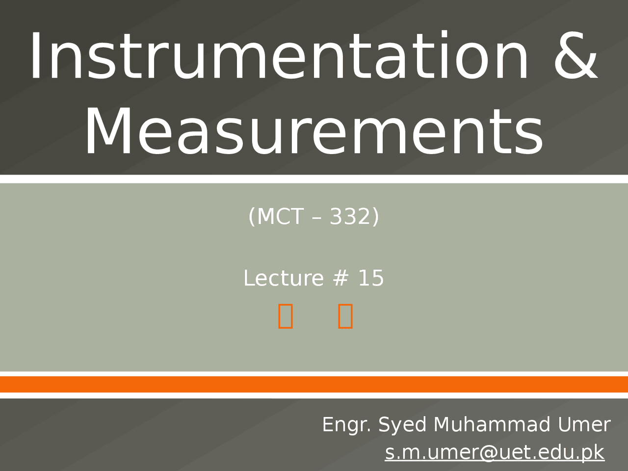 Instrumentation And Measurements Docsity
