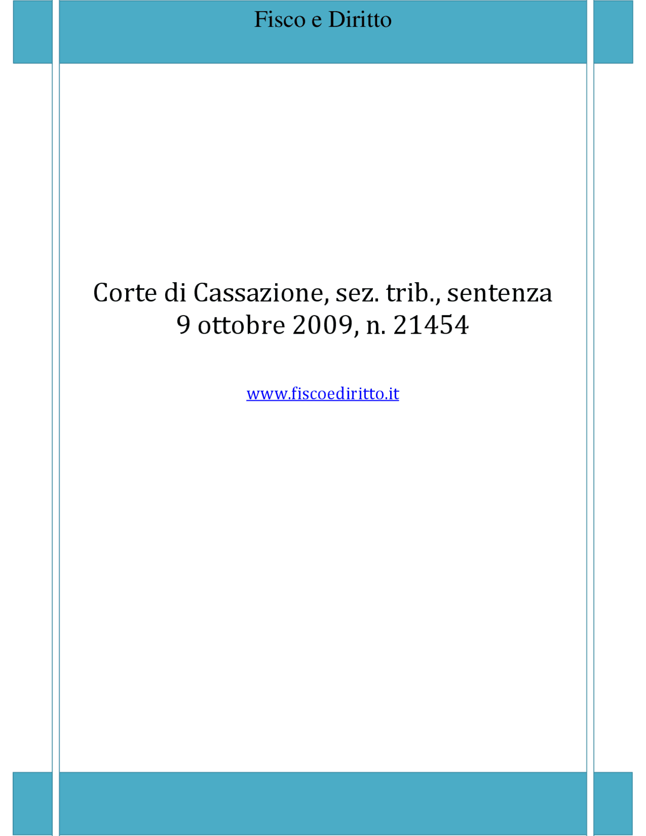 Diritto Tributario Docsity